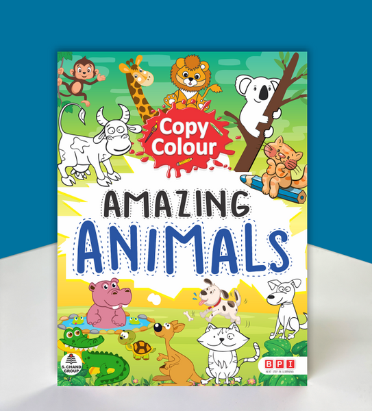 Amazing Animals Colouring Book – Coloring Books for Kids 3–6 – BPI ...