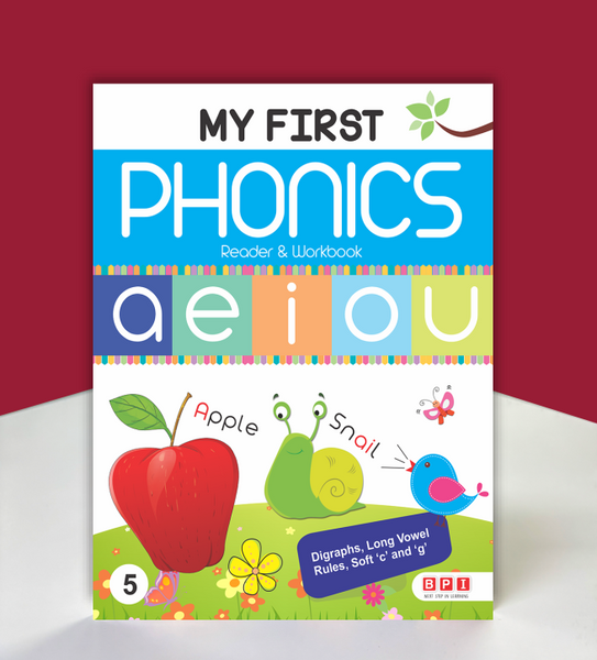 First Phonics Book – Phonics Reader & Workbook 5 for Kids – BPI India ...