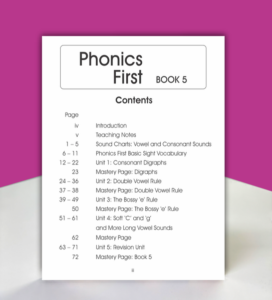Phonics First – 5 (Long Vowel Rules) | Best Phonics Reading Book for ...