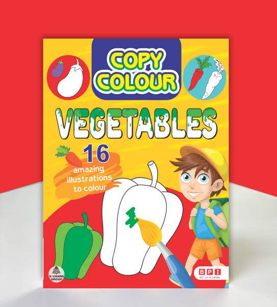Copy Colour Vegetables – Copy Colouring Book for Kids (Age 3–6) – BPI ...