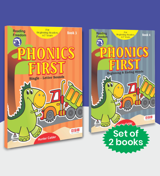 Phonics First Combo 2 (Book 3 & 4) – Advanced Phonics Books for Kids ...