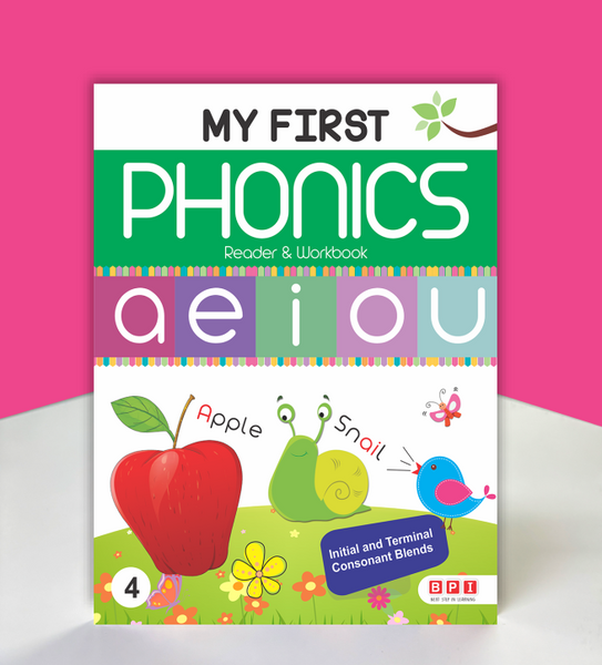 First Phonics Book – Phonics Reader & Workbook 4 for Kids – BPI India ...